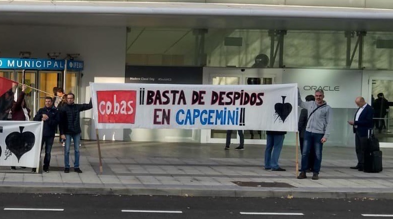 La plantilla de Capgemini en Madrid vota mayoritariamente a co.bas - co.bas